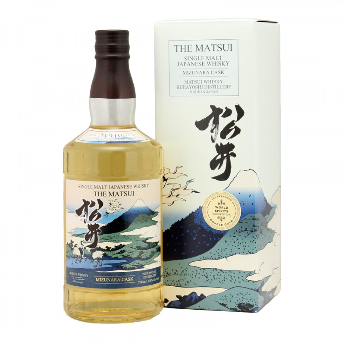 MATSUI SINGLE MALT MIZUNARA CASK 12/750