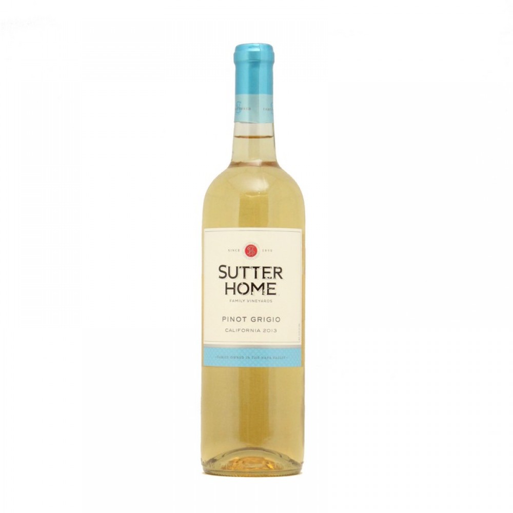 SUTTER HOME PINOT GRIGIO 12/750 ML.