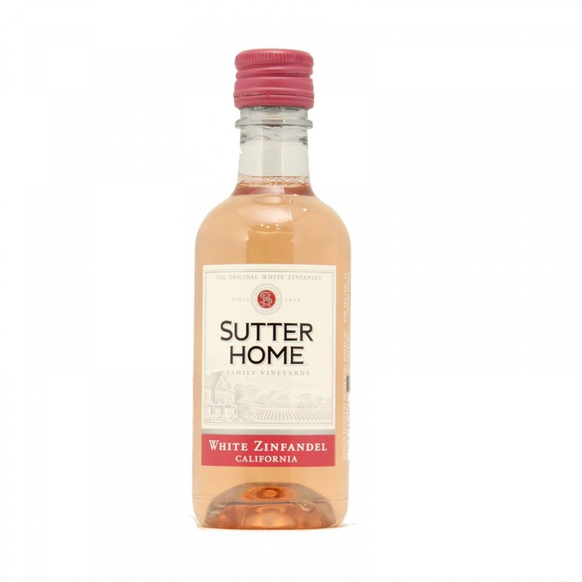 SUTTER HOME WHITE ZINFANDEL 24/187 ML.