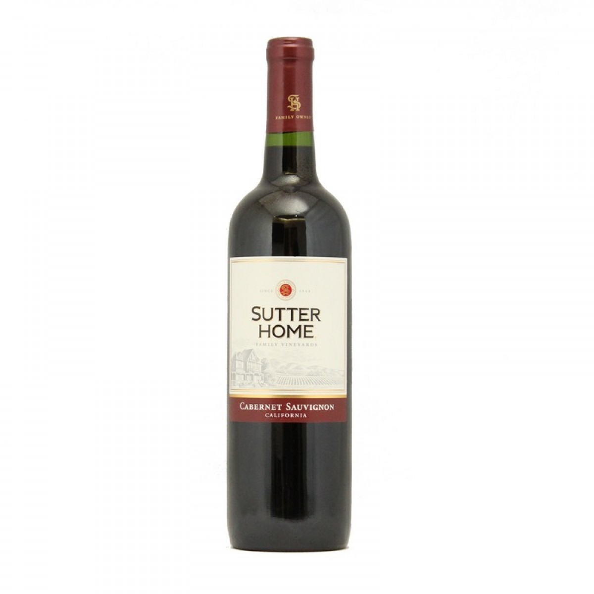 SUTTER HOME CAB. SAUVIGNON 12/750 ML.