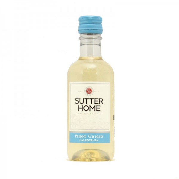 SUTTER HOME PINOT GRIGIO 24/187 ML.
