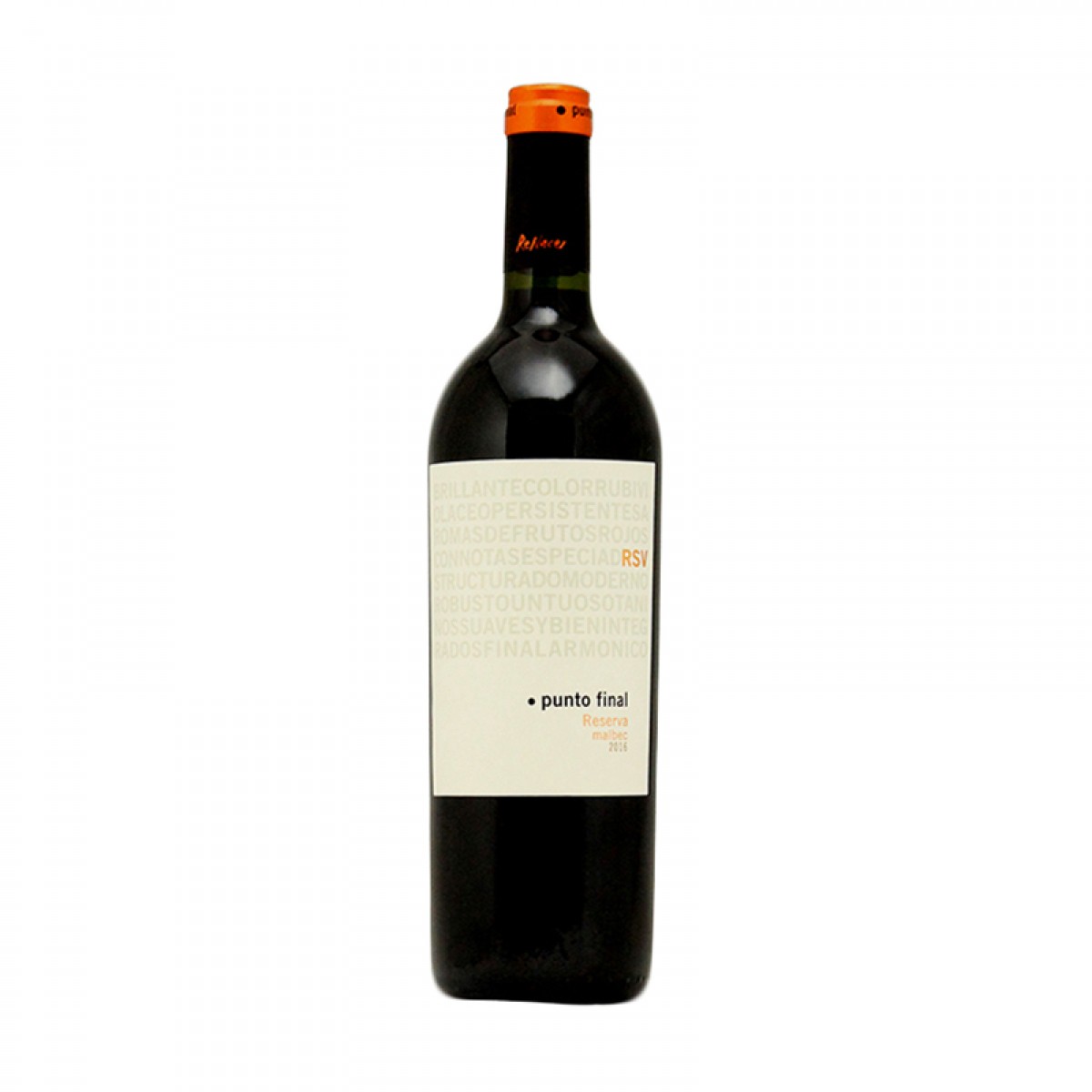 PUNTO FINAL RESERVA MALBEC 12/750 ML.