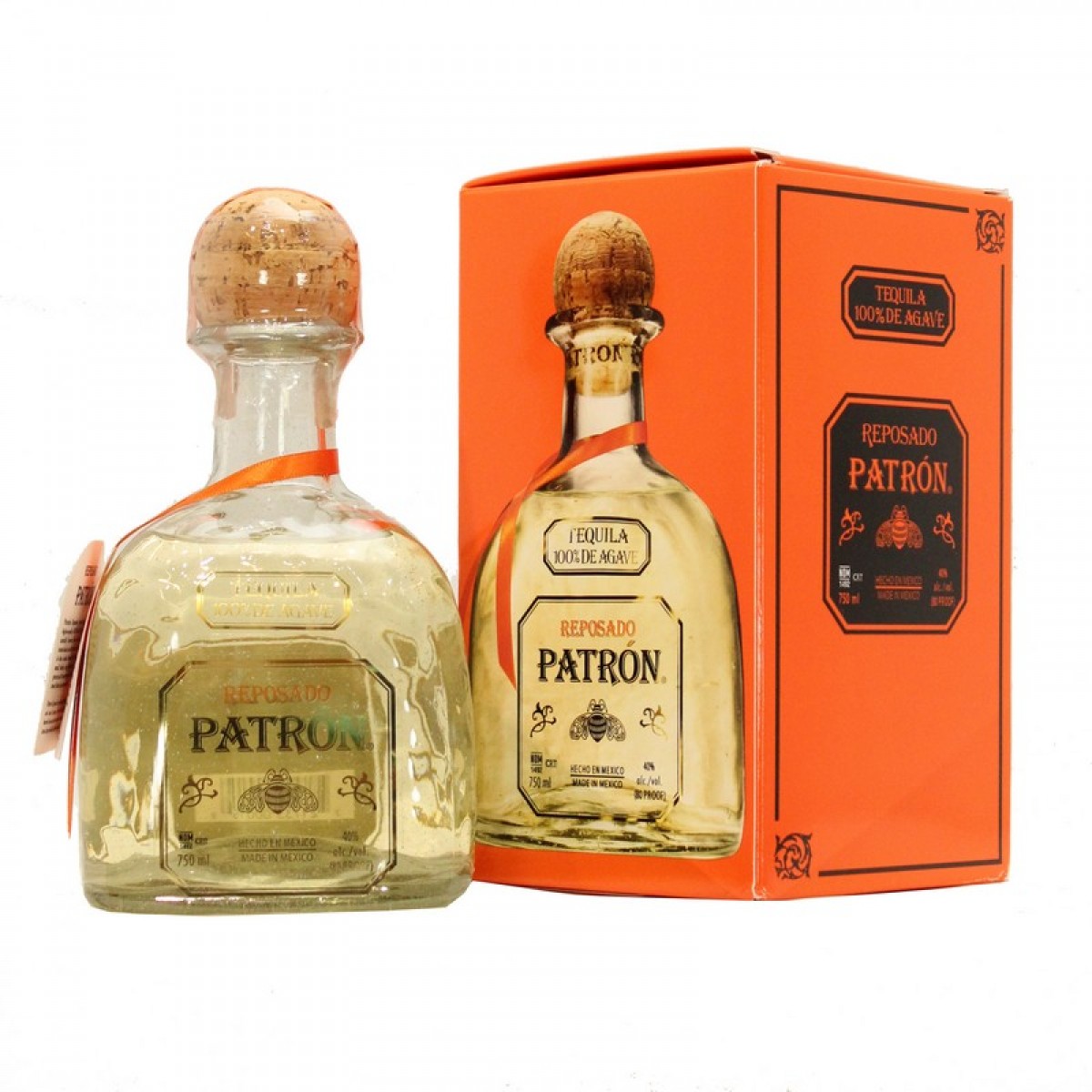PATRON TEQUILA REPOSADO 12/750 ML.