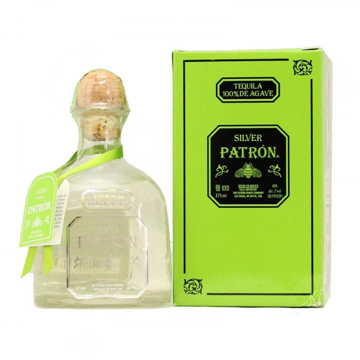 PATRON TEQUILA SILVER 12/375 ML