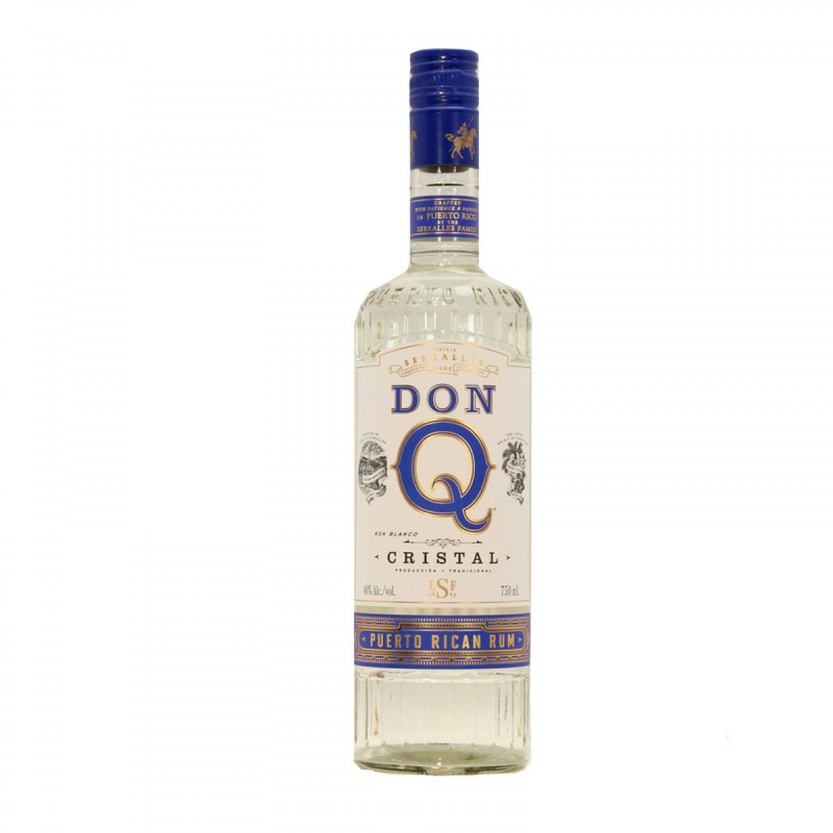 DON Q CRISTAL 12/750 ML.