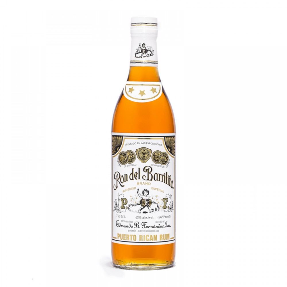 RON BARRILITO 3 ESTRELLAS 12/750 ML.