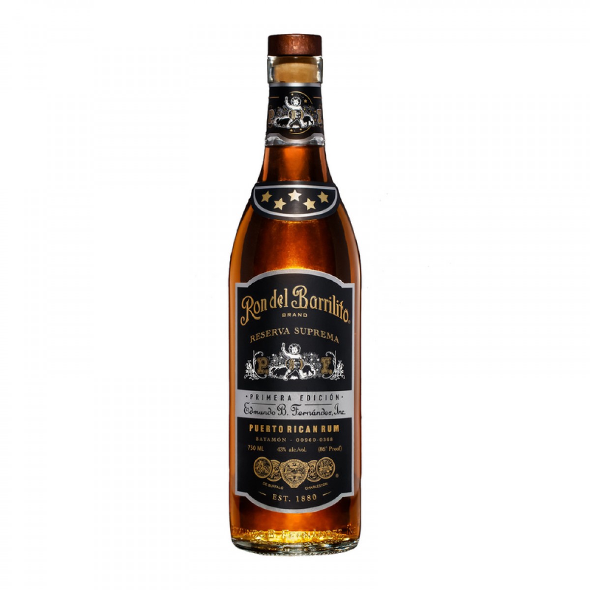 RON BARRILITO 5 ESTRELLAS 3/750 ML
