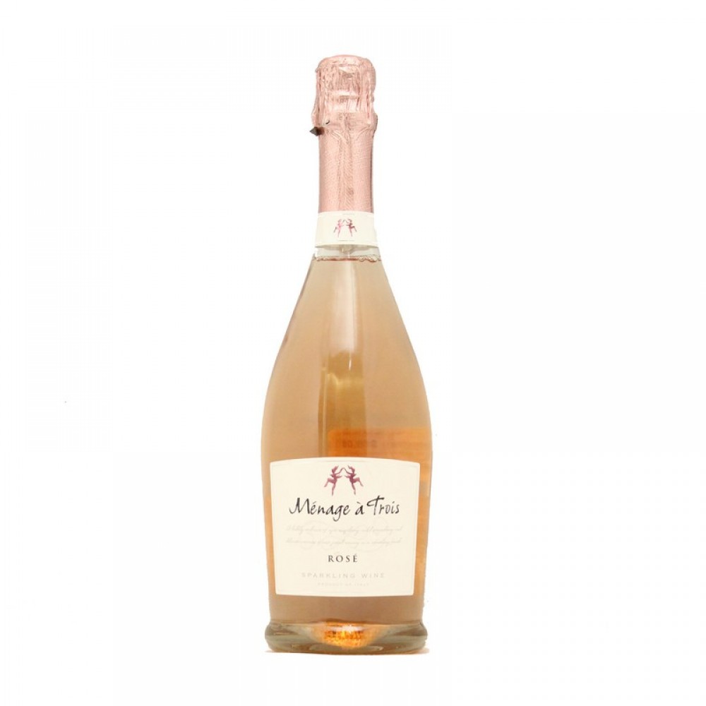 MENAGE A TROIS SPARKLING ROSE 12/750 ML